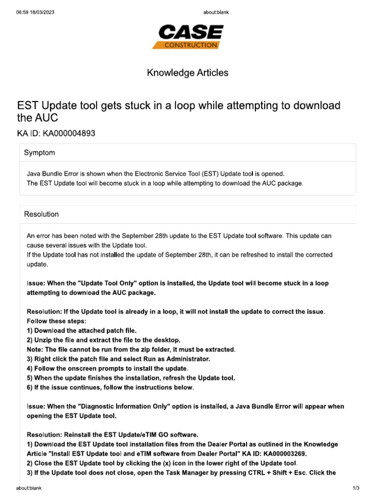 EST Upd | PDF
