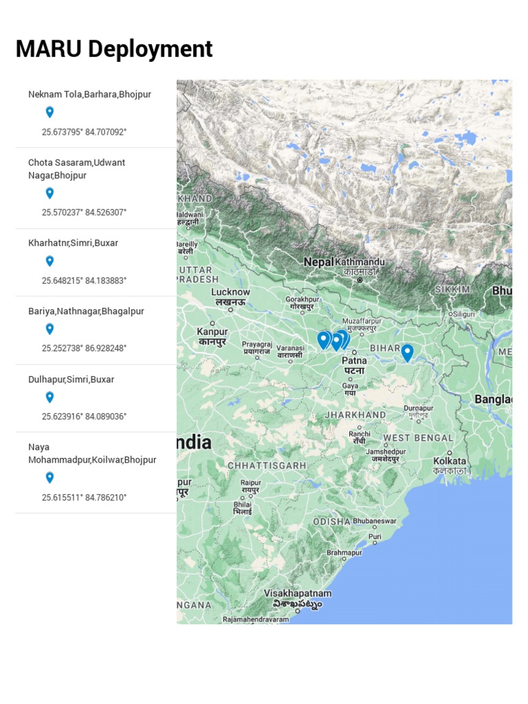 Deployment Map | PDF