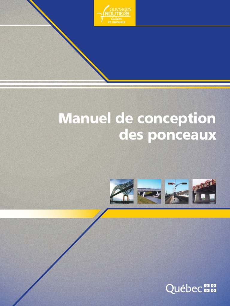 Manuel de Conception Des Ponceaux-2017 | PDF | Pont | Topographie