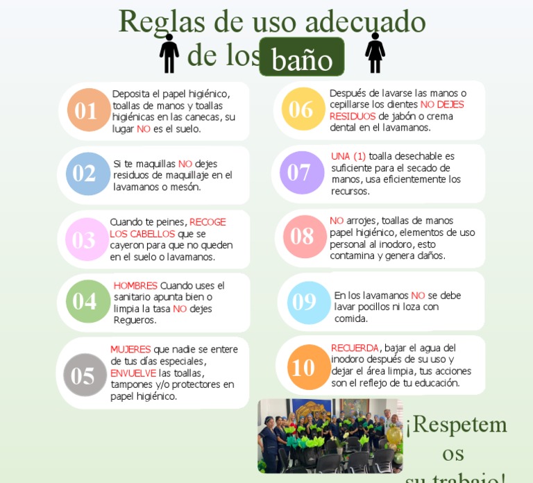 Campaña Uso de Baños Area Admon | PDF