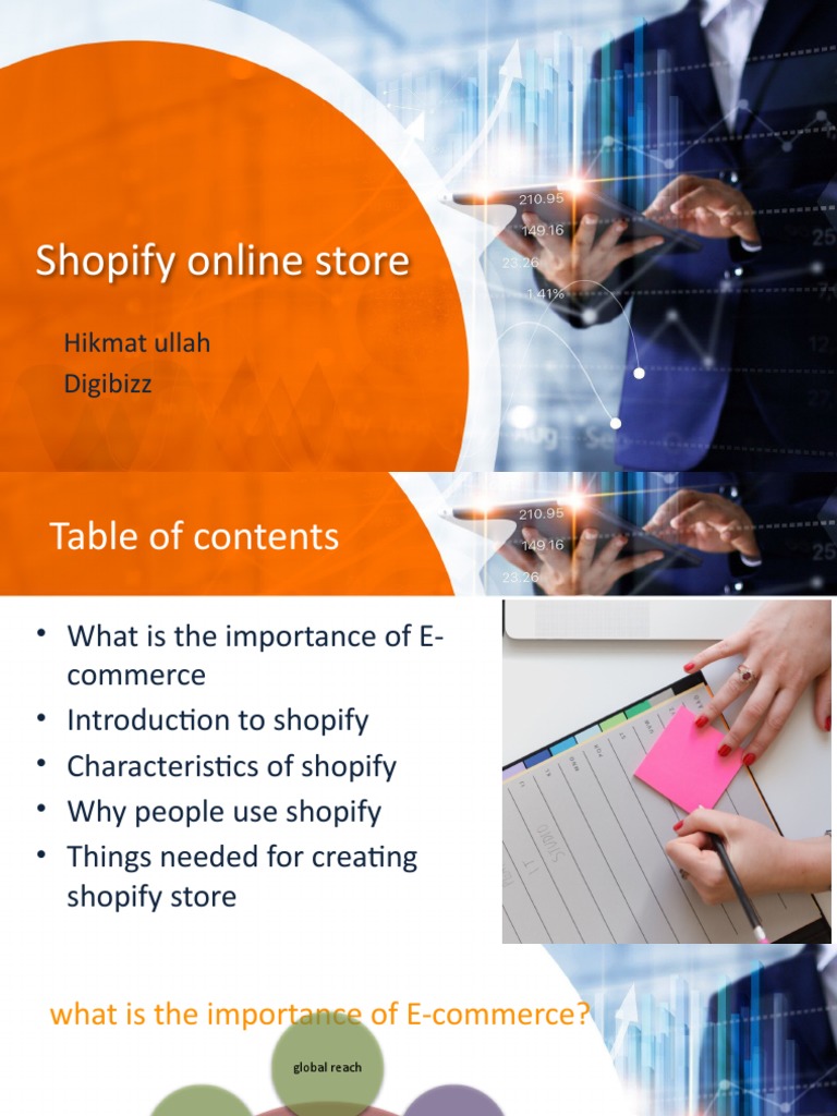 Shopify Presentation | PDF | Online Shopping | E Commerce