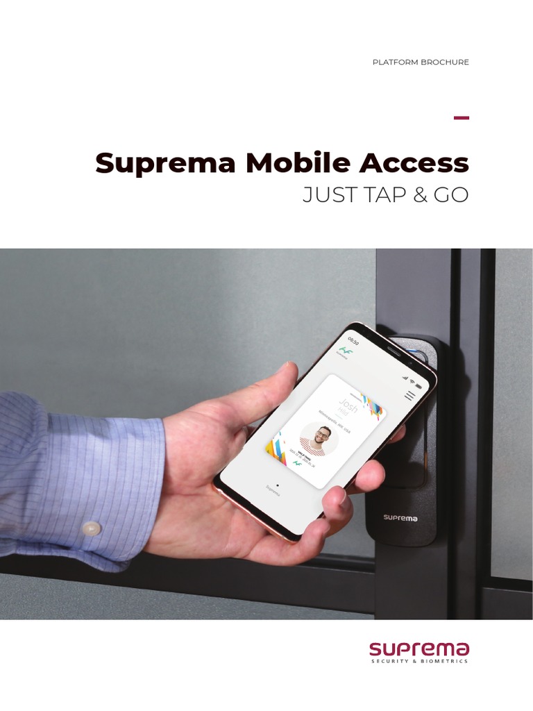 Suprema Mobile Access - Brochure | PDF | Classes Of Computers ... Suprema Mobile Access - Brochure | PDF | Classes Of Computers ...