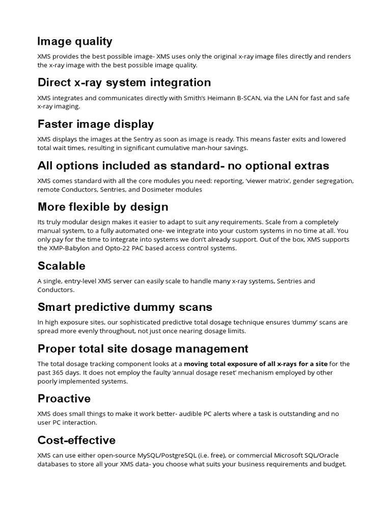 XMS Overview | Download Free PDF | Databases | Information Technology