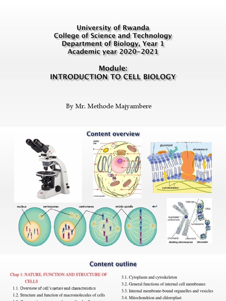 Cell Biology Lecture 2021 Full Content | PDF | Cell Signaling | Cell ...