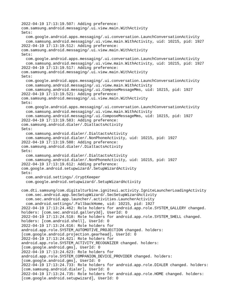 PM Debug Info | PDF | Data | Service Industries