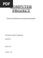 A Project Report On Bank Management System | PDF | Python (Programming ...
