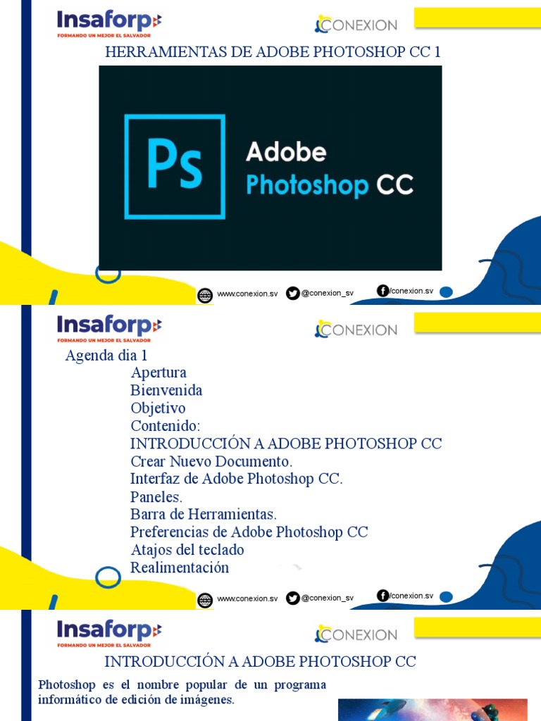 Guia de Contenidos 1 Introducción A Adobe Photoshop CC | PDF | Adobe ...