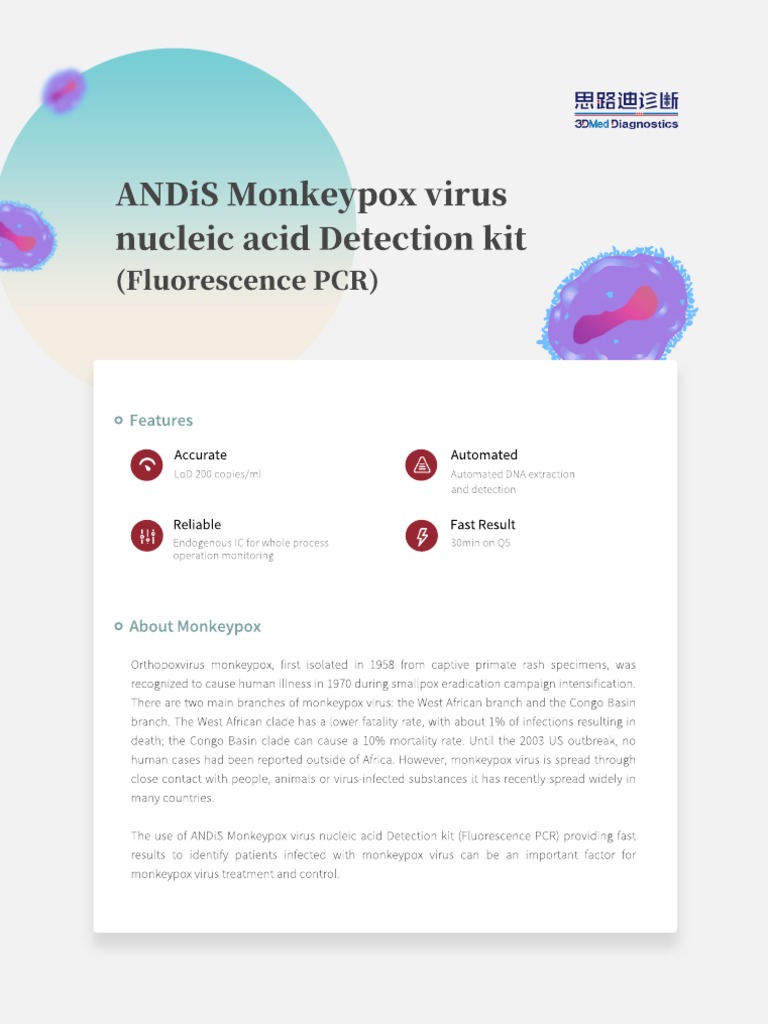 Monkeypox Virus Detection Kit Overview | PDF | Polymerase Chain ...