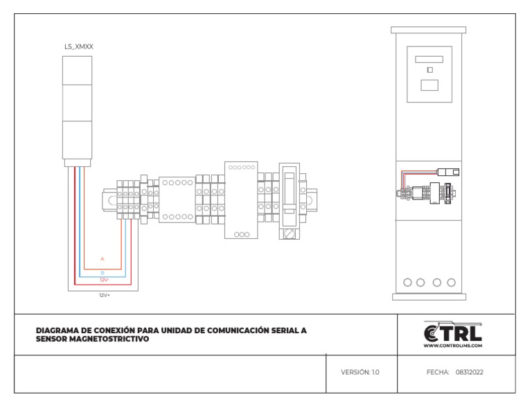 Diagrama de Conexión para Unidad de Comunicación Serial A Sensor ...