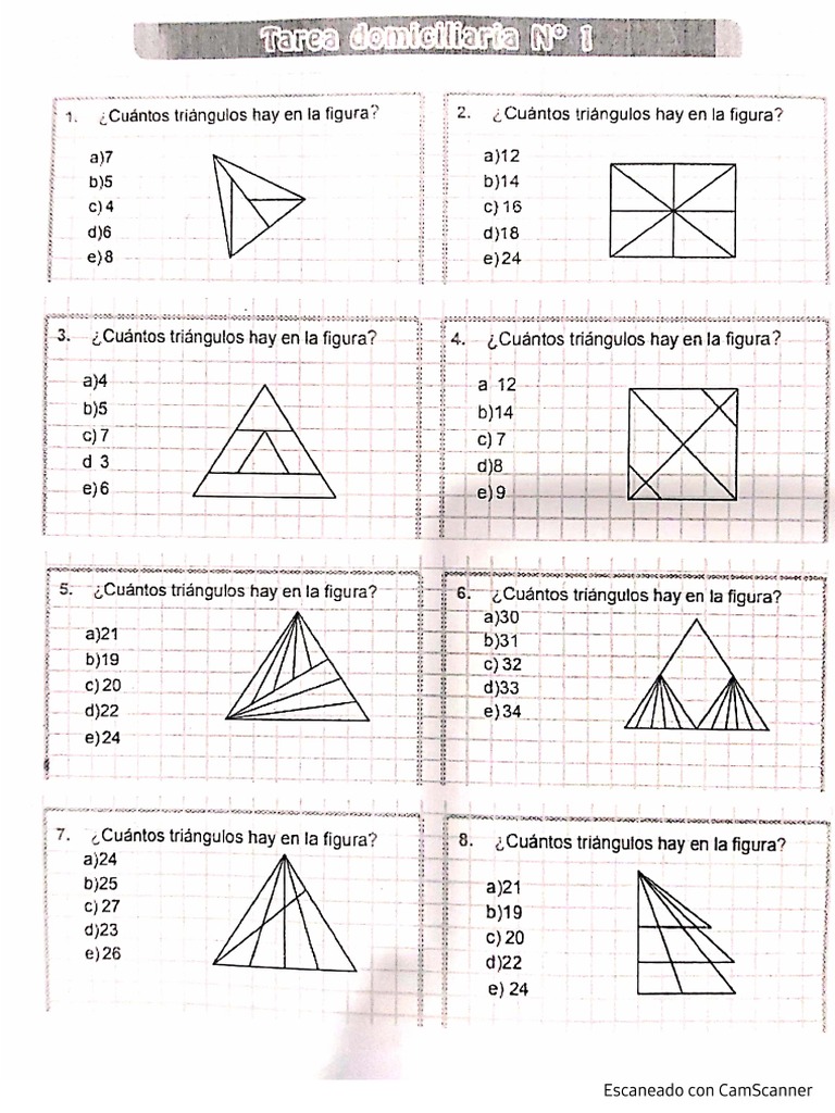 Conteo de Triangulos - Practica | PDF