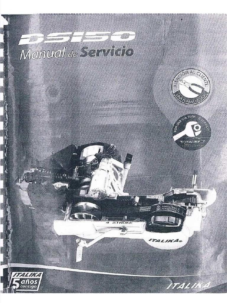 PDF Manual de Servicio Italika Ds 150 Compress | PDF