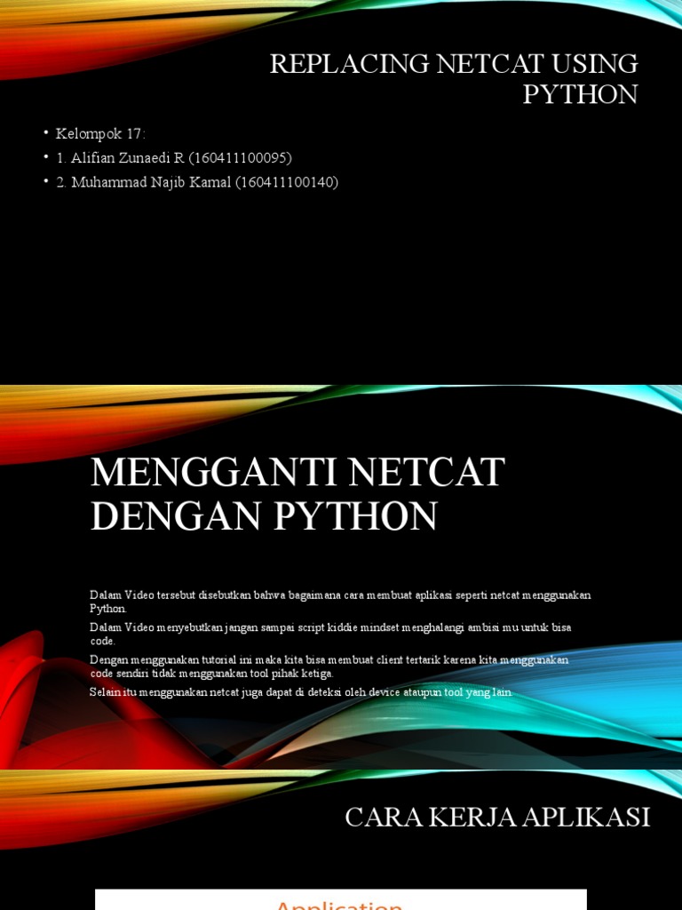 Mengganti Netcat Dengan Python | PDF | Komputer | Teknologi & Rekayasa