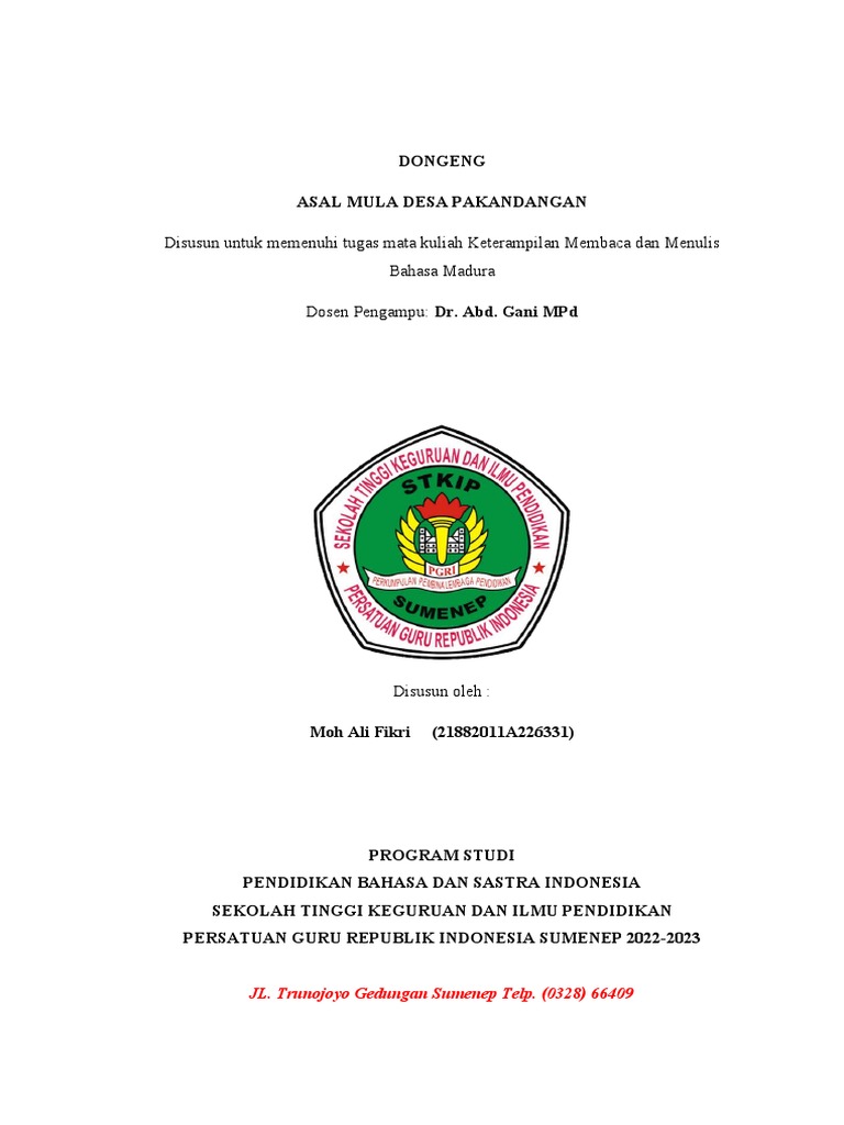 Moh Ali Fikri | PDF