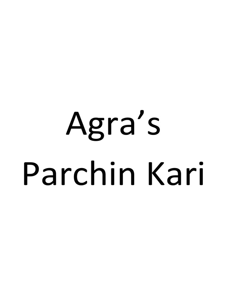 Parchin Kari | PDF