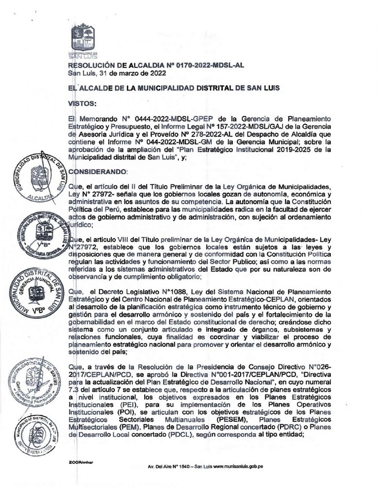 Pei San Luis | Descargar gratis PDF | Planificación estratégica ...