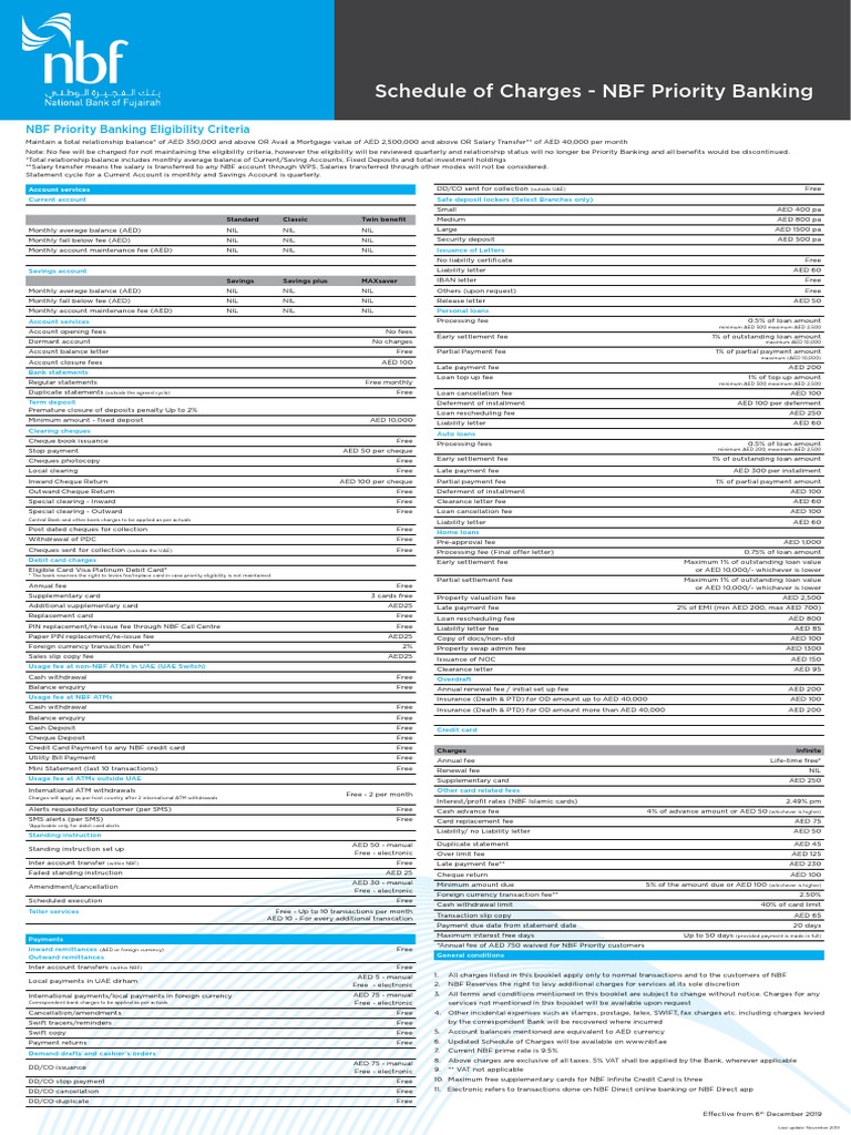 Priority Banking Soc Con Nov 2019 | PDF | Cheque | Payments