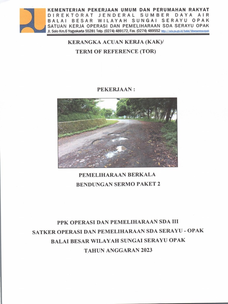 KAK Berkala Sermo Paket 2 | PDF
