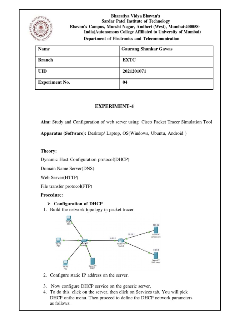 Ccn Practical No 4 Pdf