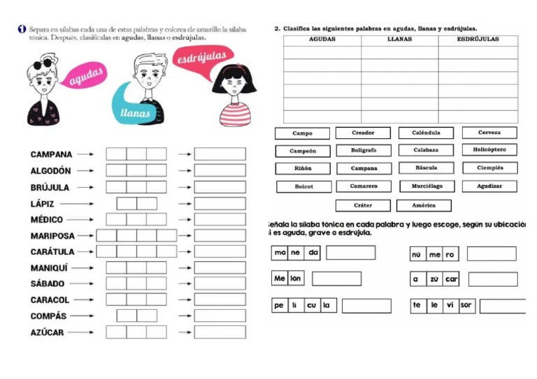 Agudas Graves y Esdrujulas | PDF