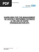 Guidelines for Acute Behavioural Disturbance | PDF | Emergency ...