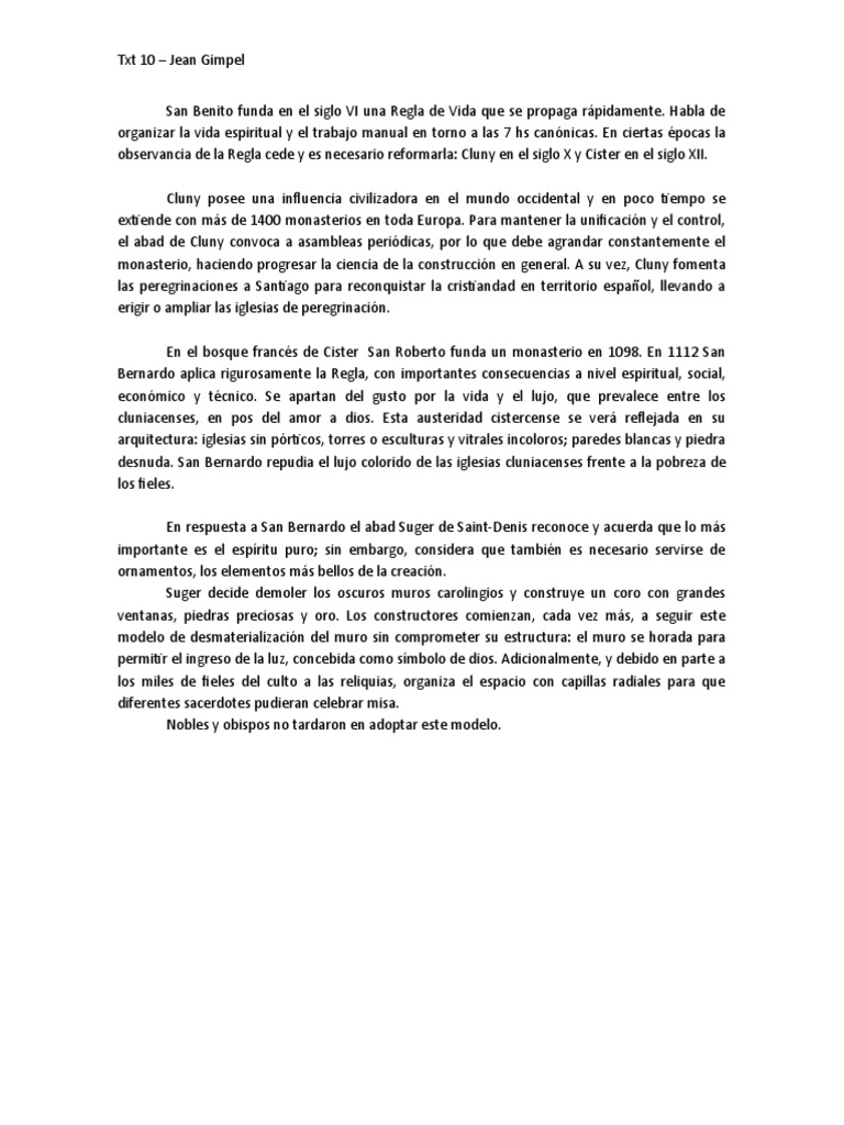 10 - Jean Gimpel | PDF | Ciencias sociales | Arte
