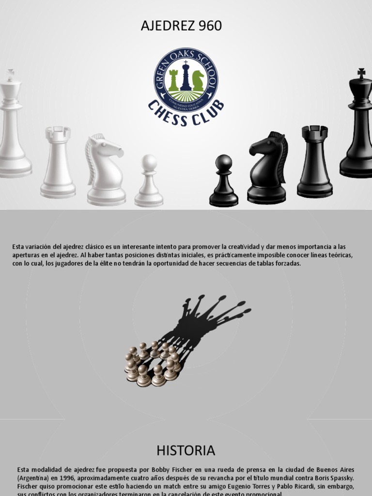 Ajedrez 960 | PDF | Juego de azar | Juegos de estrategia abstractos