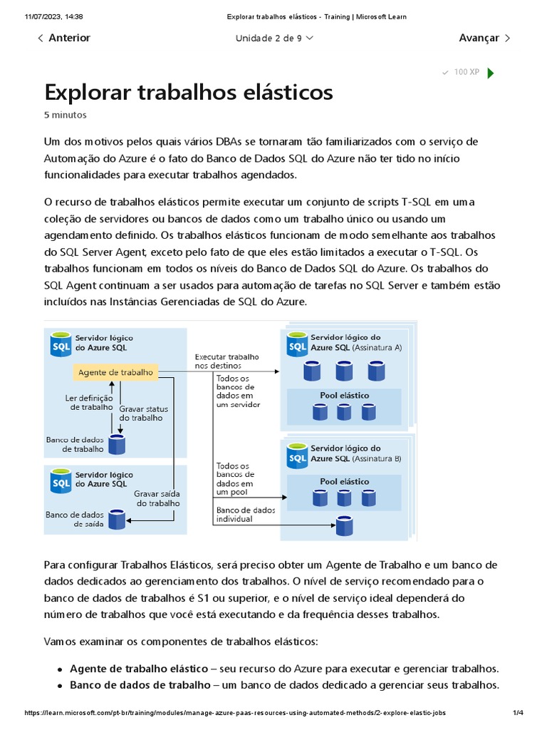 Explorar Trabalhos Elásticos - Training - Microsoft Learn | Download ... Explorar Trabalhos Elásticos - Training - Microsoft Learn | Download ...