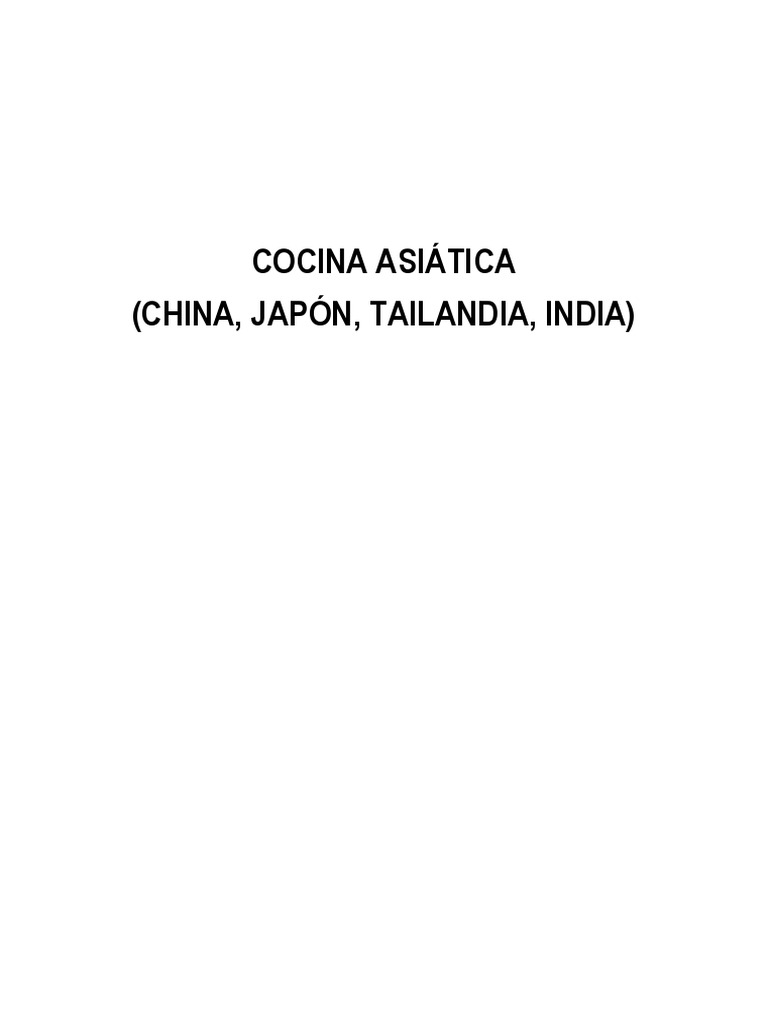 Recetario Asiatica-Ennas. | PDF | Cilantro | Comino