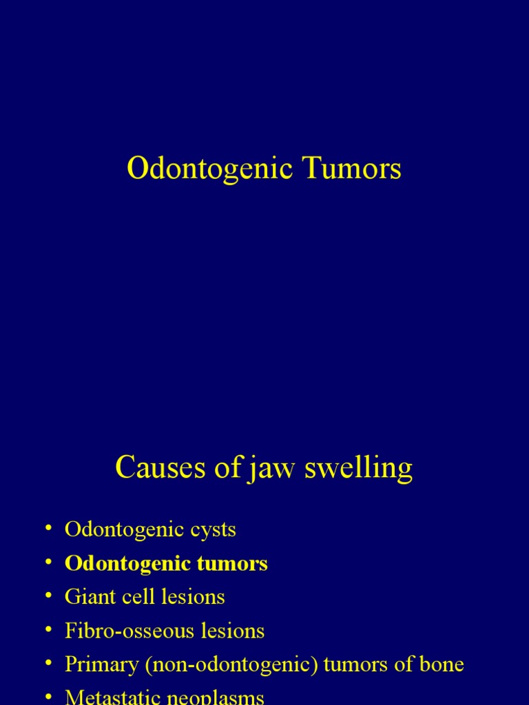 odontogenic-tumors (1) | PDF