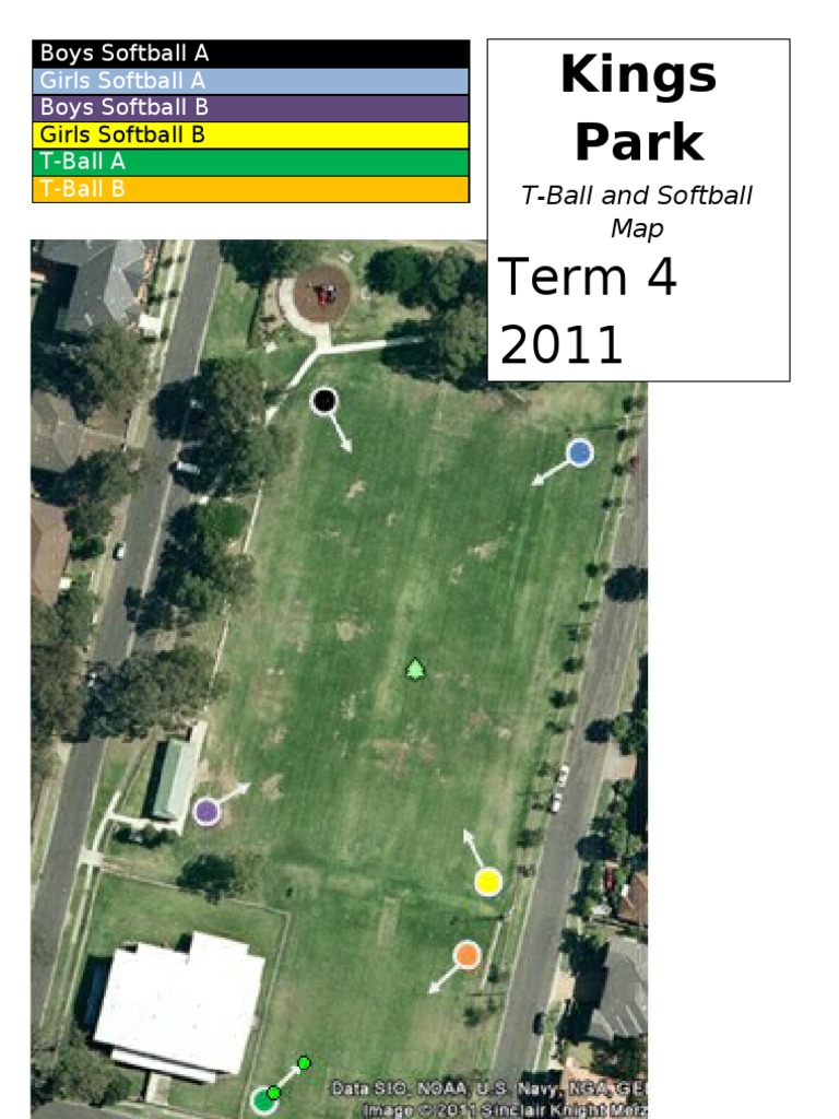 King Park Map | PDF | Sports & Recreation