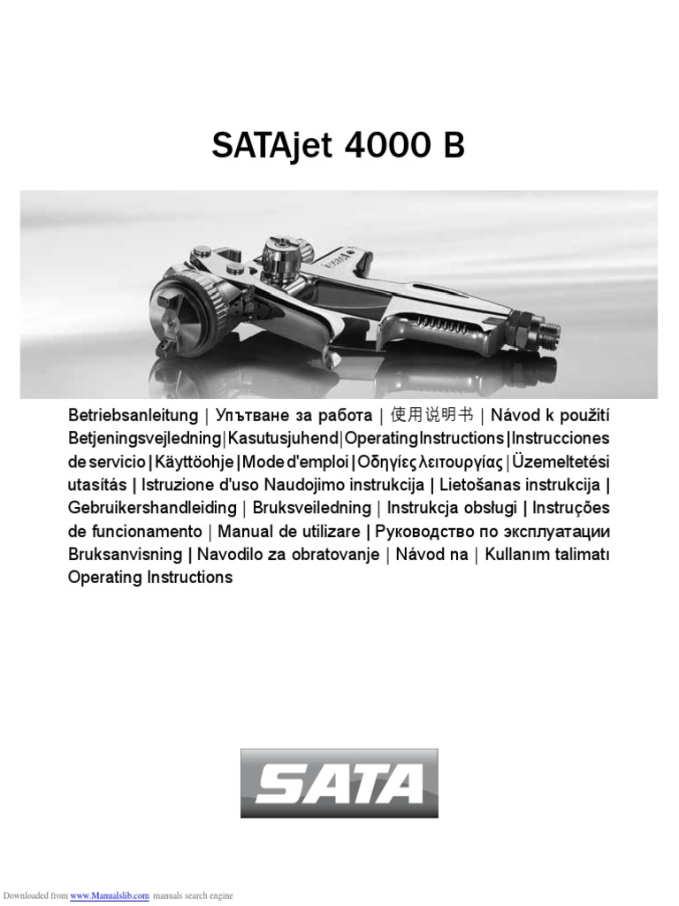 Satajet 4000 B | PDF