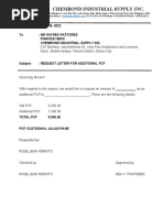 Sample Letter of Consideration | PDF | Career & Growth