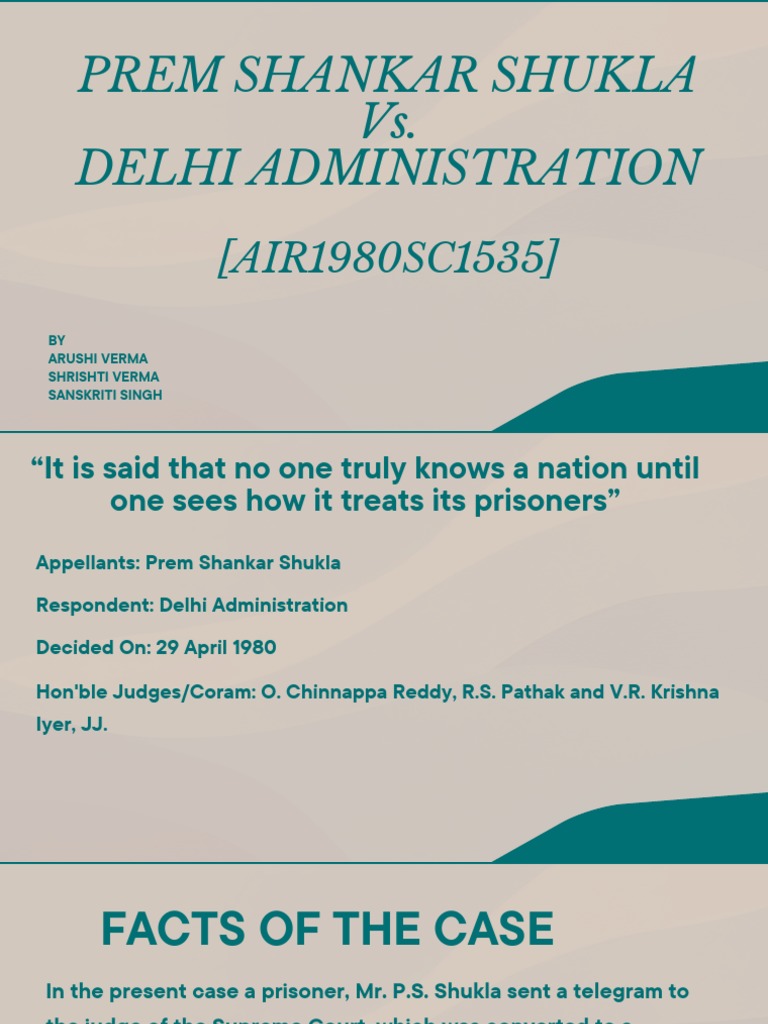 Handcuffing Prisoners: Legal Insights | PDF