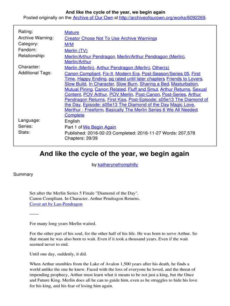 And Like The Cycle of | PDF | Merlin