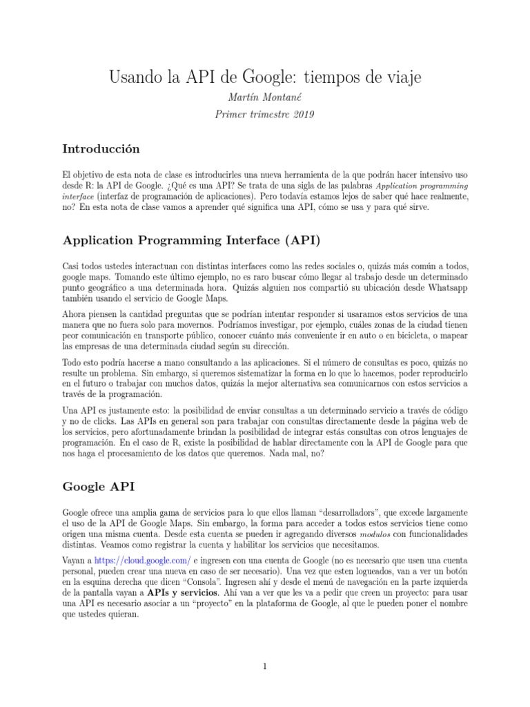Geolocalización y Distance Matrix Google API | PDF | Software de la aplicacion | Programación de ...