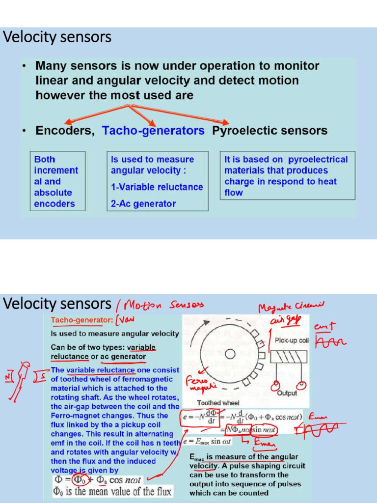 2.Mechatronics Unit II Sensors Part 2 | PDF