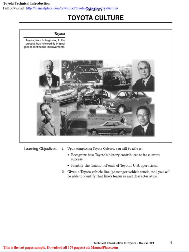 Toyota Technical Introduction | PDF | Toyota | Lexus