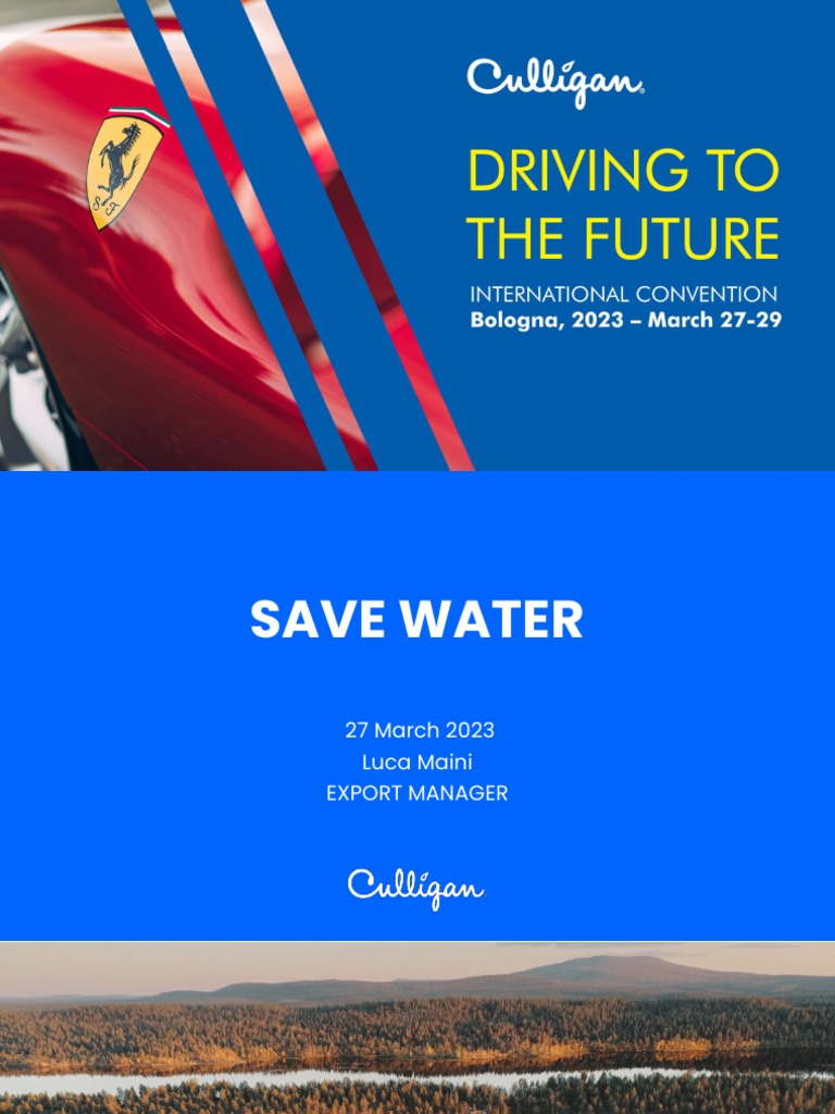 Save Water Presentation 2023 | PDF | Sewage Treatment | Filtration