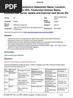 SuccessFactors Data Center Name Location Production Login Url | PDF ...