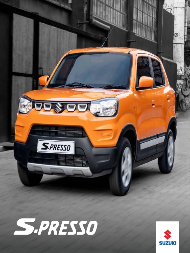 S Presso | PDF | Anti Lock Braking System | Seat Belt