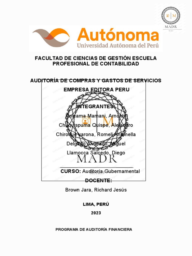 Editora Peru Auditoria | PDF