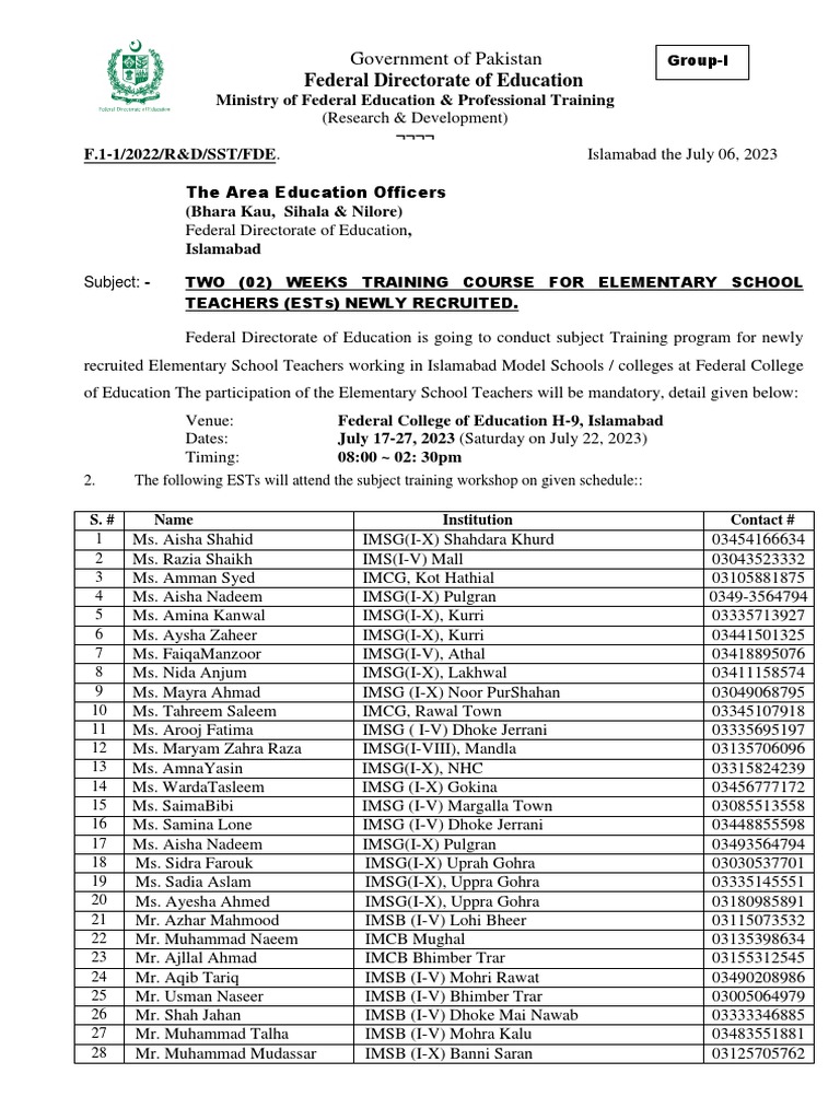 B-III-G-I (Bhara Kau, Sihala & Nilore) | PDF | Pakistan
