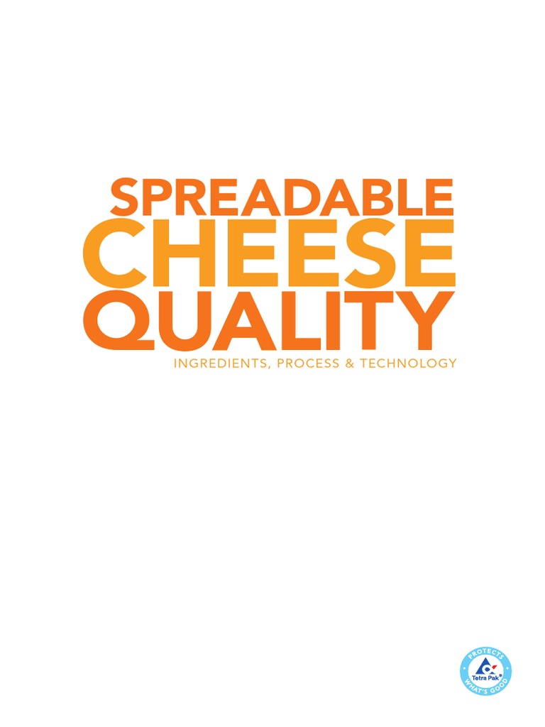 Spreadable Cheese Guide: Ingredients & Tech | PDF | Cheese | Milk