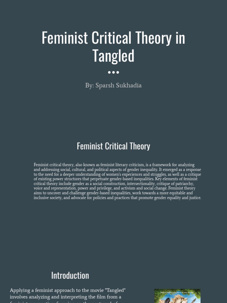 Feminist Critical Theory in Tangledd 1 1 | PDF | Feminism | Gender Studies