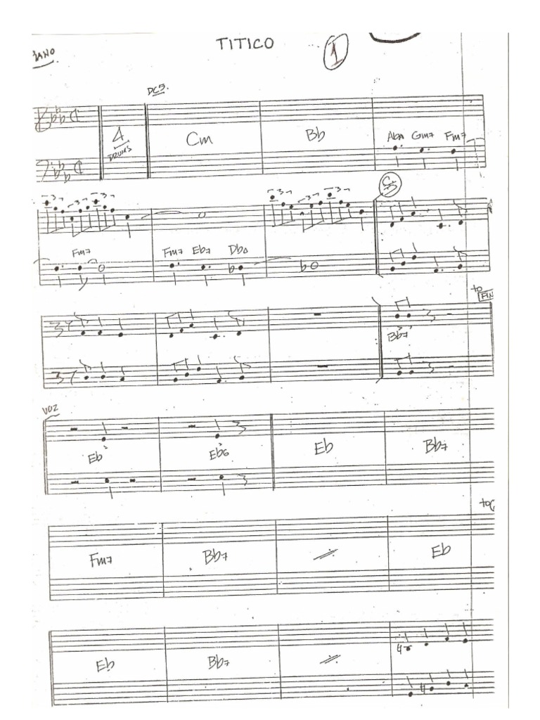Titico - Piano | PDF
