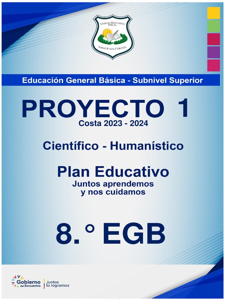 Proyecto Interdisciplinar 1 - Octavo Egb - Lyl | PDF | Language Arts & Discipline