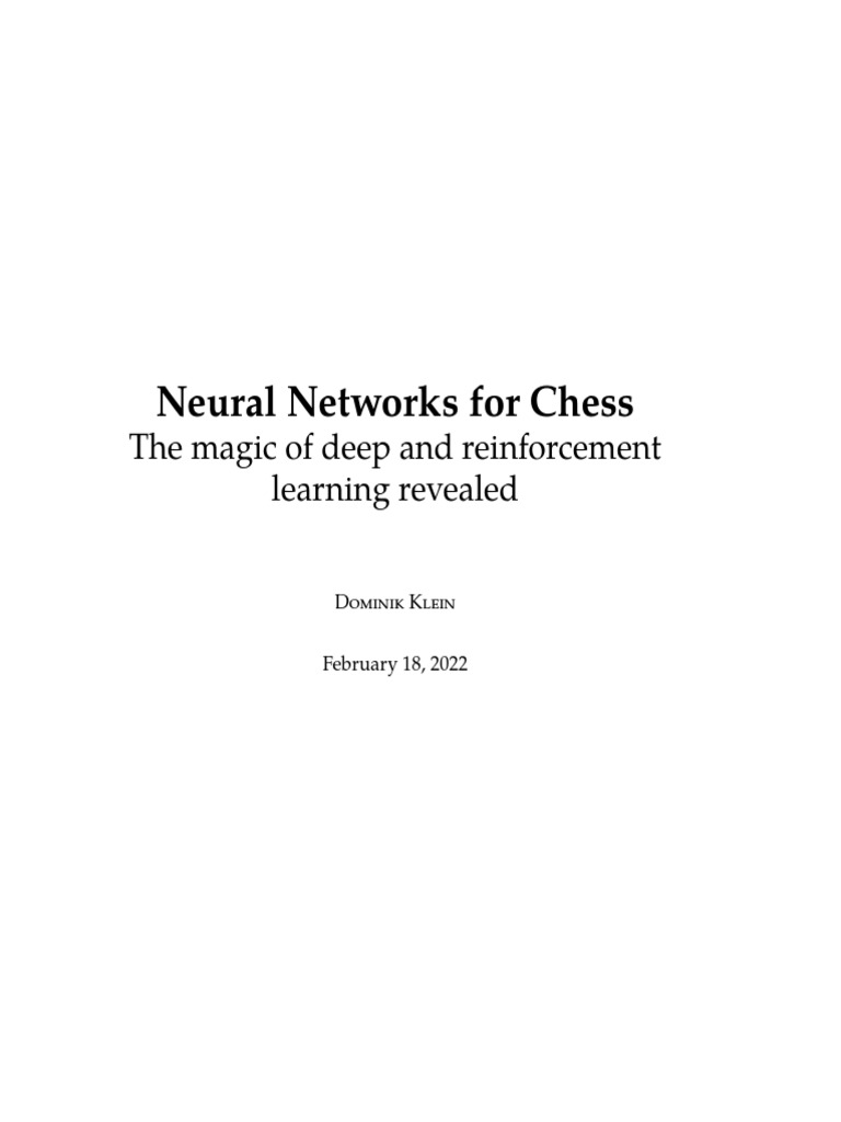 Neural Networks for Chess | PDF
