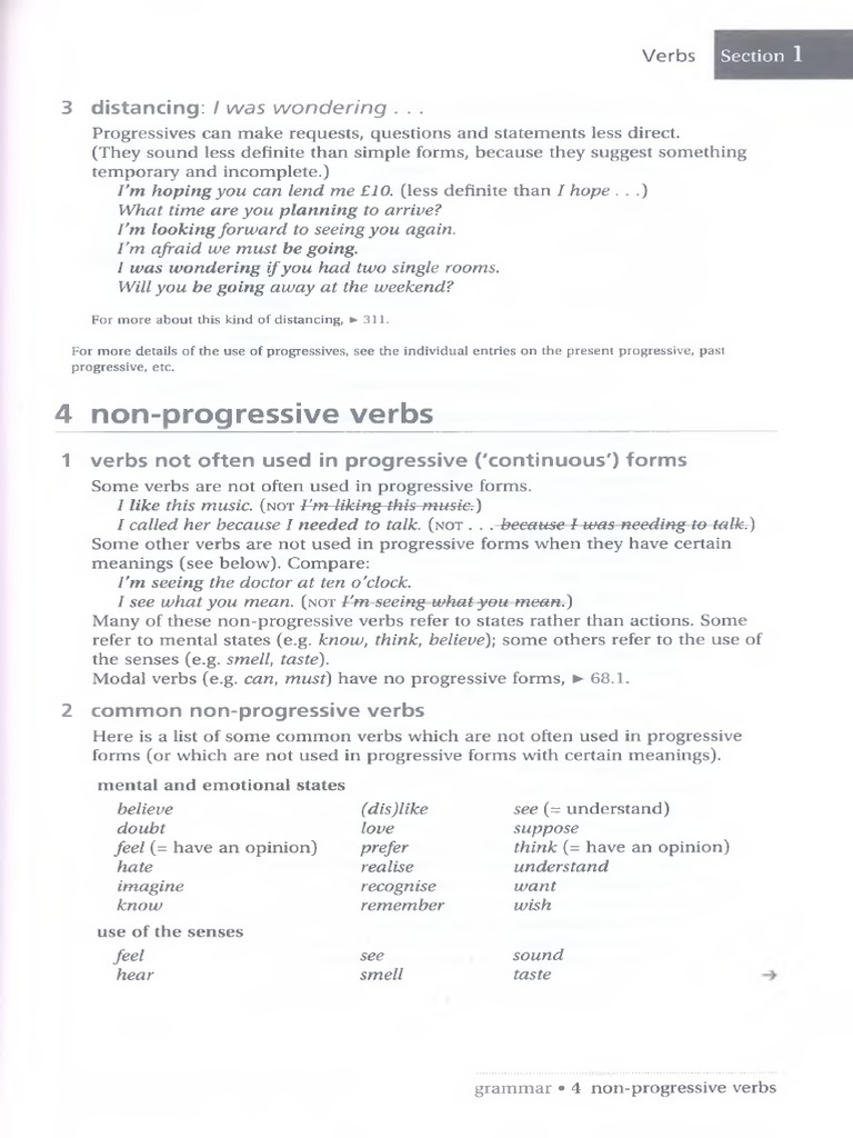 Stative Verbs Download Free Pdf Grammar Linguistics