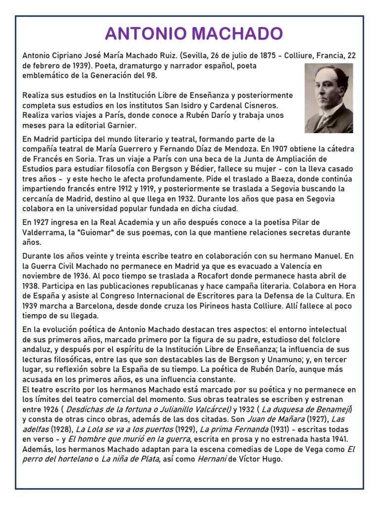 Antonio Machado | PDF