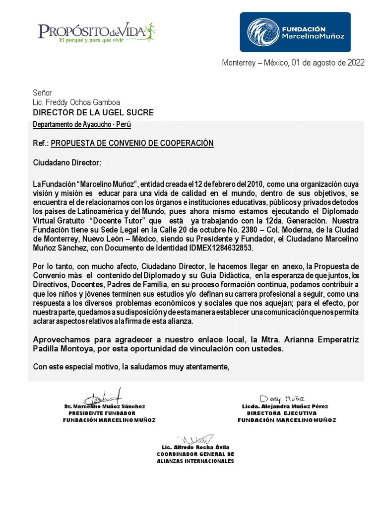 Carta A Director Ugel Sucre | PDF